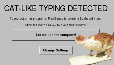 PawSense detects, blocks cats from typing on computers - Core77