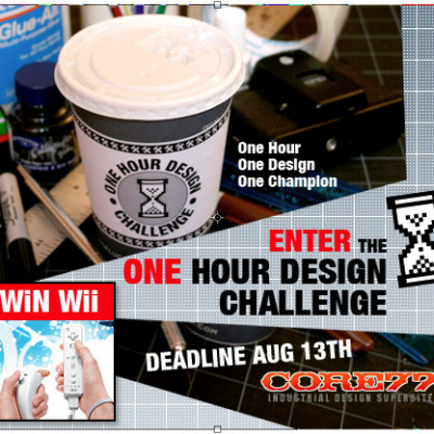 Core77 One Hour Design Challenge - Win a Nintendo WII!