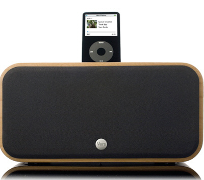 Vers hand-crafted wood iPod and iPhone audio systems - Core77