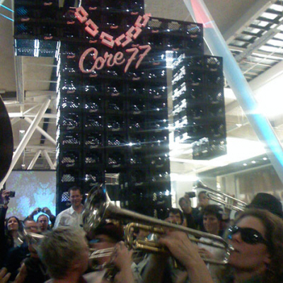 Connecting '77: Core77 Party: Robots, Lasers, Marching Bands, Kegs!