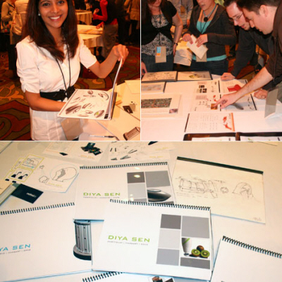 Northeast District Conference portfolio review photos - Core77