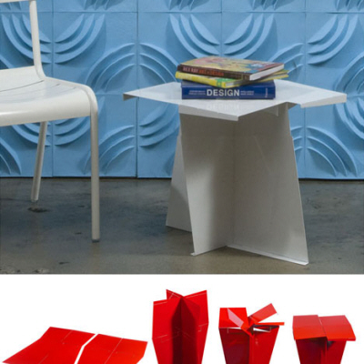 Origami Side Table, zero tools & hardware required - Core77