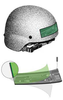 Helmet patch to track Soldiers blast history - Core77